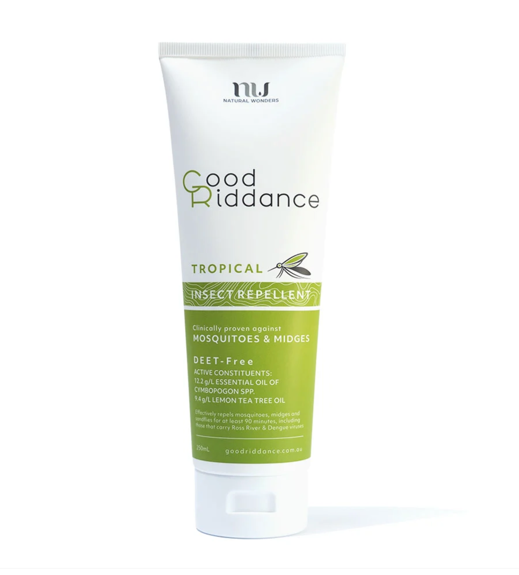 Good Riddance Tropical Strength Insect Repellent 100ml – Natural Territory
